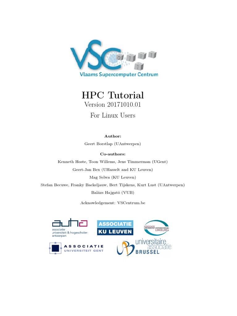 Intro HPC Linux Gent | PDF | Secure Shell | Computer Cluster Intro HPC Linux Gent | PDF | Secure Shell | Computer Cluster