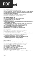 Opic Questions | PDF | Test (Assessment)