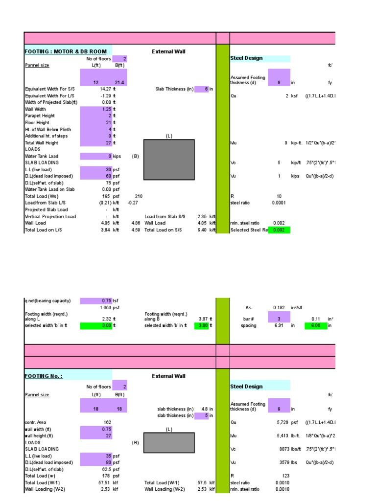 Structural Load Calculations | PDF | Energy And Resource