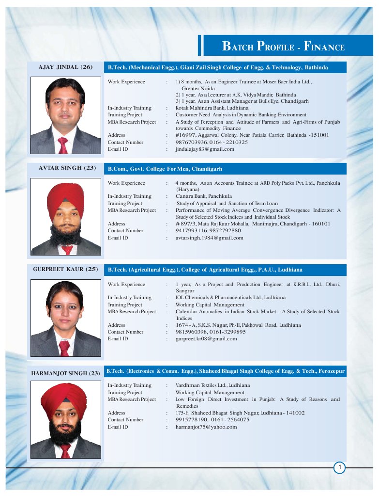 Finance Profile | PDF | Punjab | Financial Services