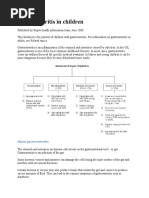 Pathophysiology of Acute Gastroenteritis | PDF | Diarrhea | Microbiology
