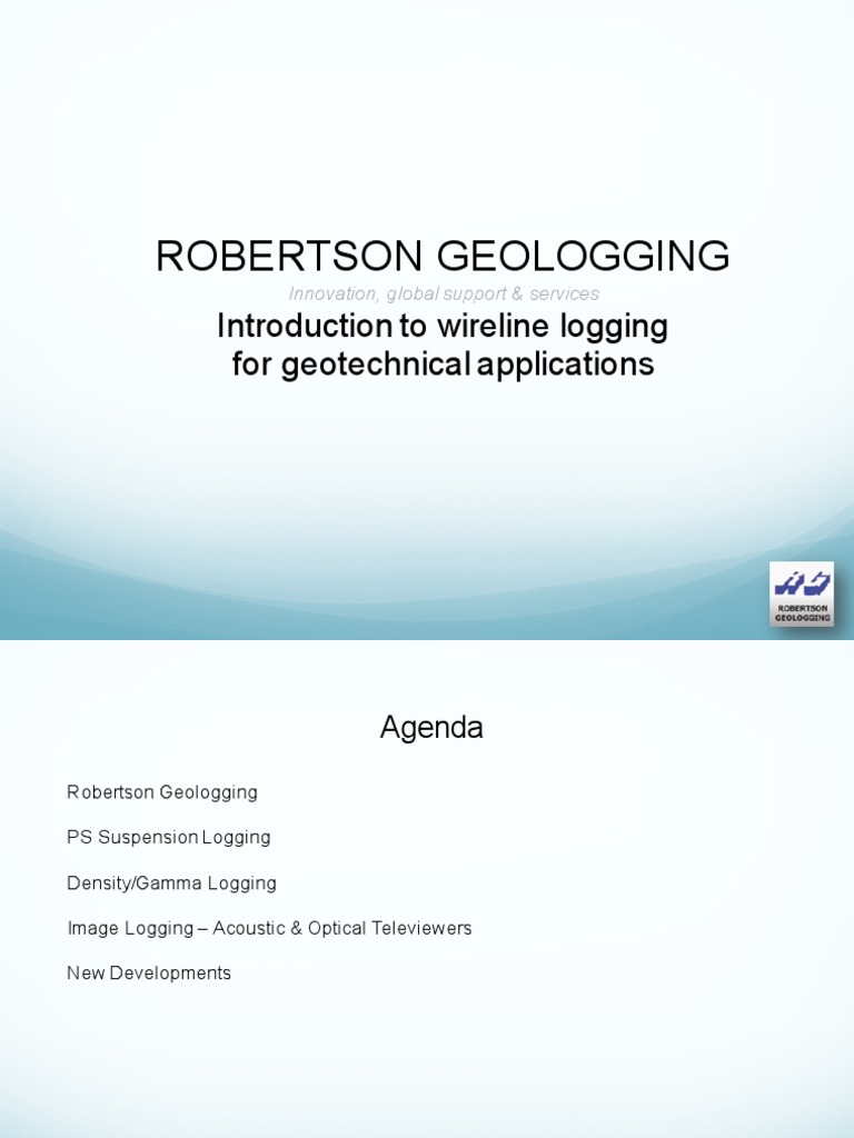 An Introduction To Wireline Logging For Geotechnical Applications | PDF ...