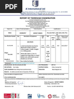 Sample Magnetic Particle Inspection Report | PDF | Welding | Construction