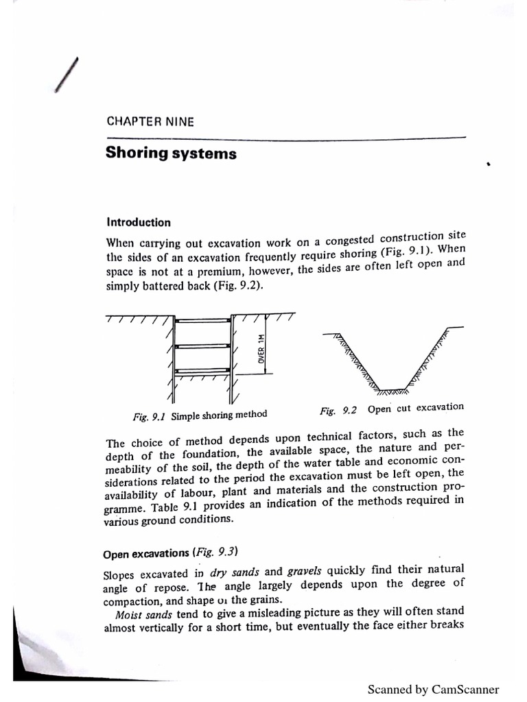 Shoring System | PDF