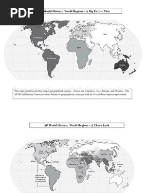 Labled Map Ap World History Complete