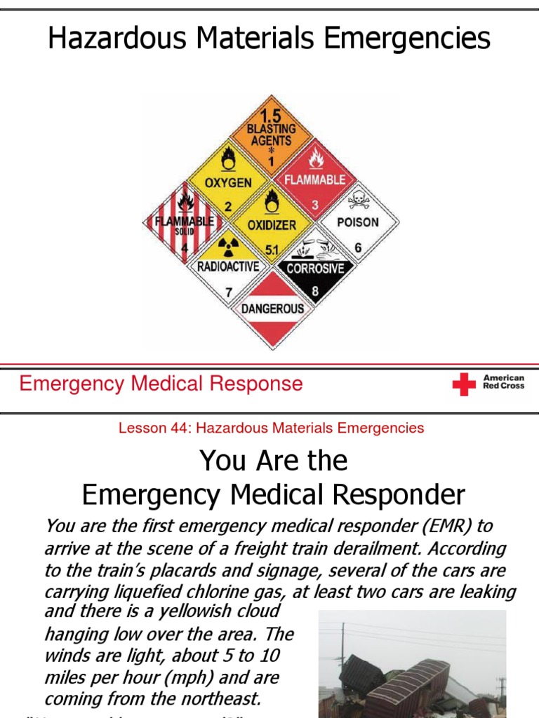 Emergency Medical Responce | PDF | Dangerous Goods | Safety