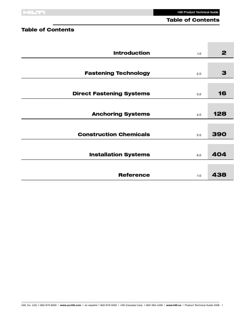 Hilti Product Technical Guide | PDF | Prestressed Concrete | Concrete