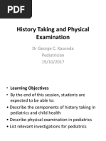 Pediatric History Taking Template | PDF | Childbirth | Prenatal Development