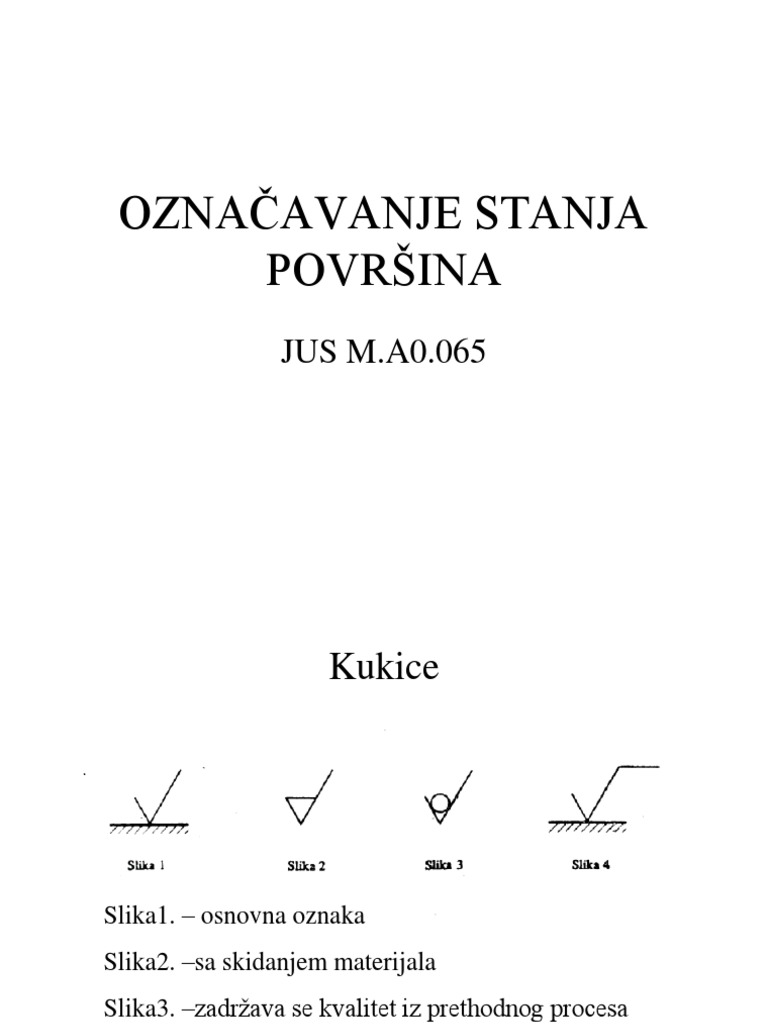 Oznacavanje Stanja Povrsina | PDF