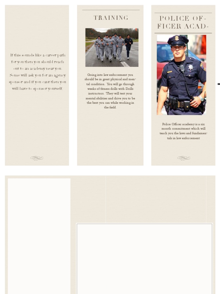 Police Officer Academy Training Guide | PDF