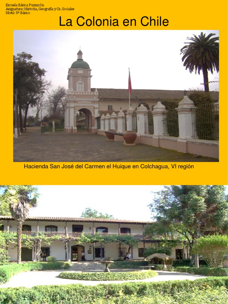 8°A La Colonia en Chile | PDF