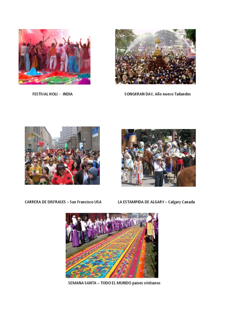 Festividades Del Mundo | PDF