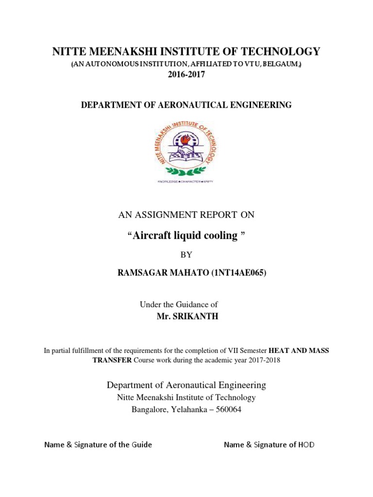 Aircraft Liquid Cooling | PDF | Heat Exchanger | Atmosphere Of Earth