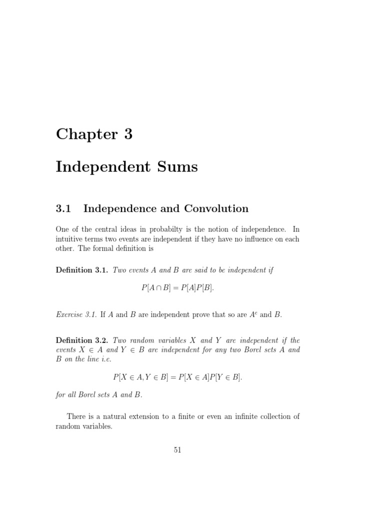 Probability Theory Notes Chapter 3 Varadhan | PDF | Series (Mathematics ...