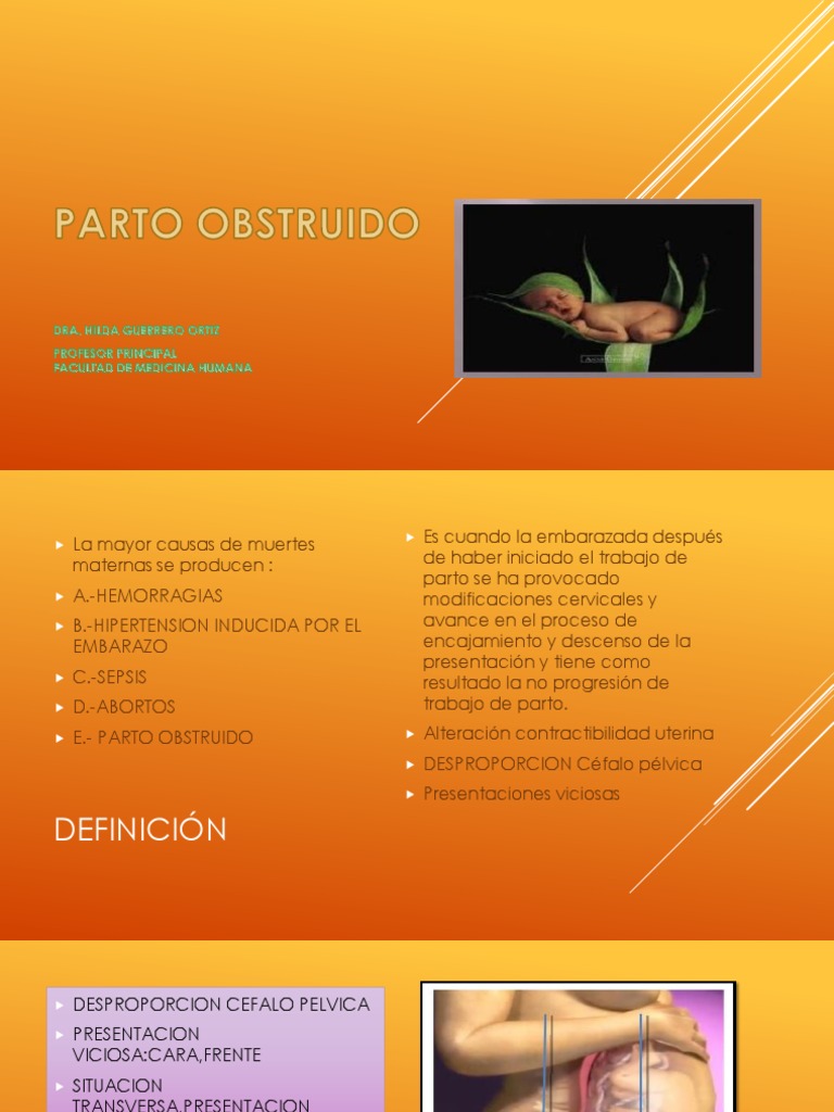 Parto Obstruido | Descargar gratis PDF | Parto | El embarazo
