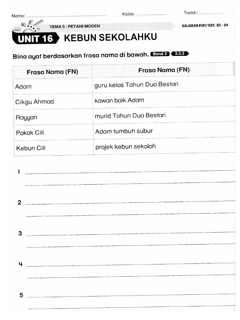 Latihan Frasa Nama | PDF