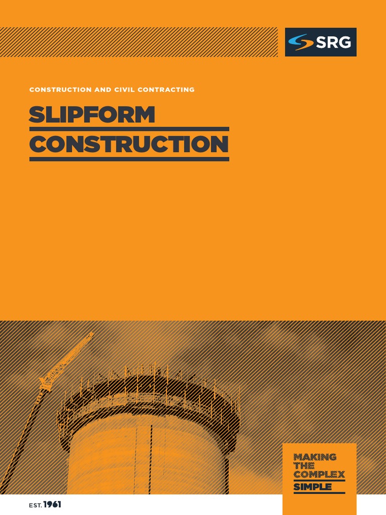Slip Form Construction of Civil Engineering PDF | PDF | Concrete ...