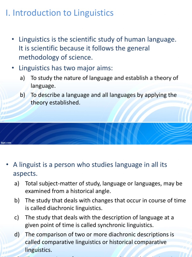 Introduction to Linguistics Overview | PDF | Phonology | Linguistics