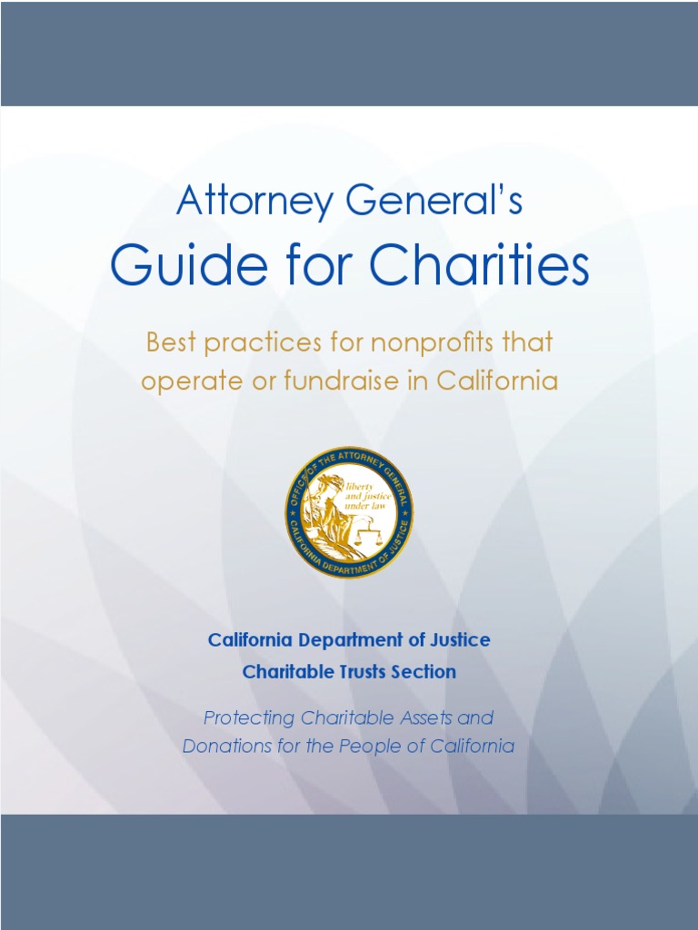 Guide For Charities | PDF | Charitable Organization | 501(C) Organization