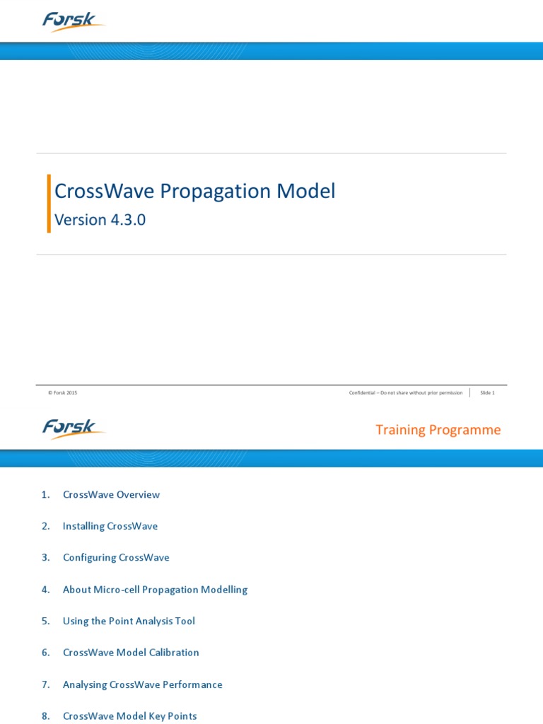 Atoll 3.2.1 Crosswave | PDF | Radio Propagation | Antenna (Radio)