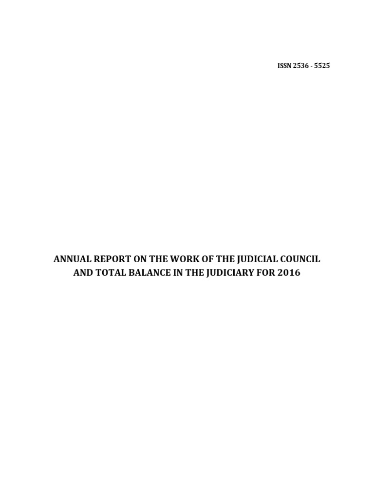 Annual Report 2016 | Download Free PDF | Judiciaries | Complaint