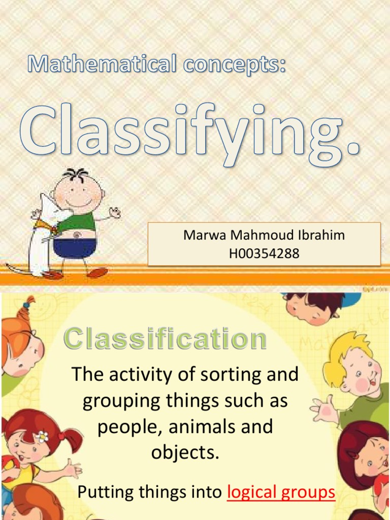 Classifying | PDF