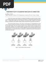 HSS Cap Plate Connection | PDF | Beam (Structure) | Yield (Engineering)