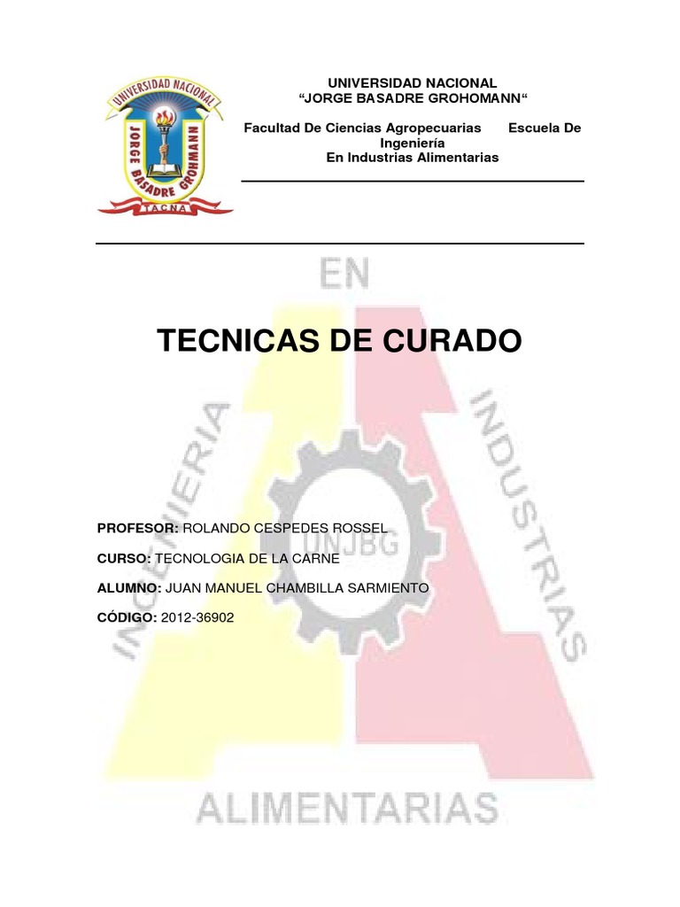 Tecnicas de Curado | Curado (Conservación de Alimentos) | Preparación ...