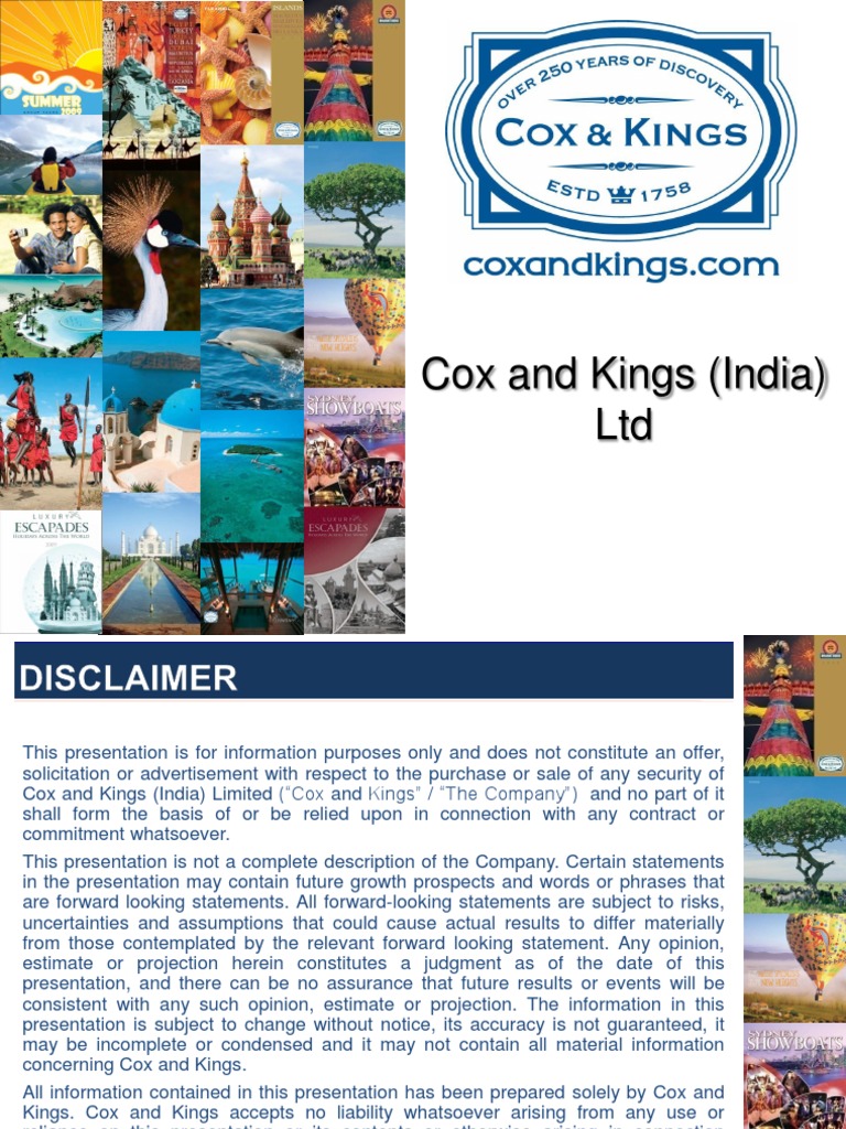 Cox and Kings (India) LTD | PDF | Tourism | Asia