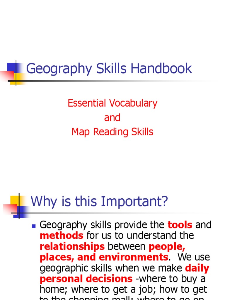 Geography Skills Handbook | PDF | Map | Longitude