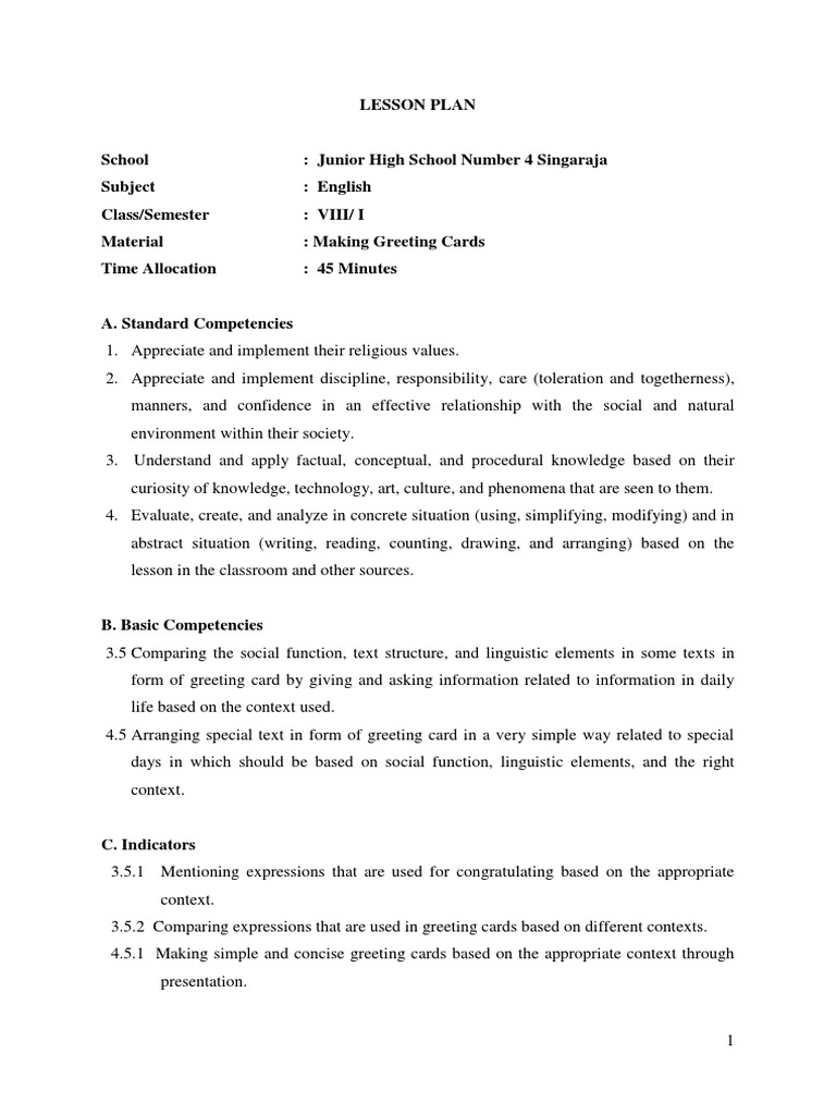 Group Work Lesson Plan | Lesson Plan | Educational Assessment