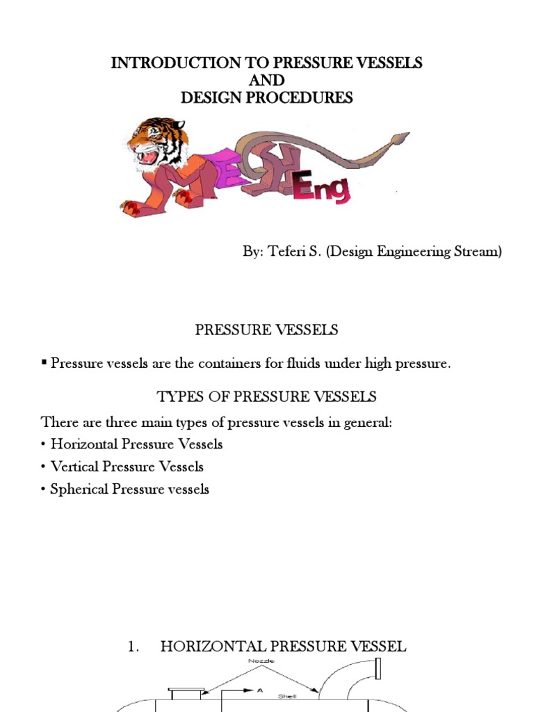 Design of Pressure Vessel | PDF | Gas Turbine | Pressure