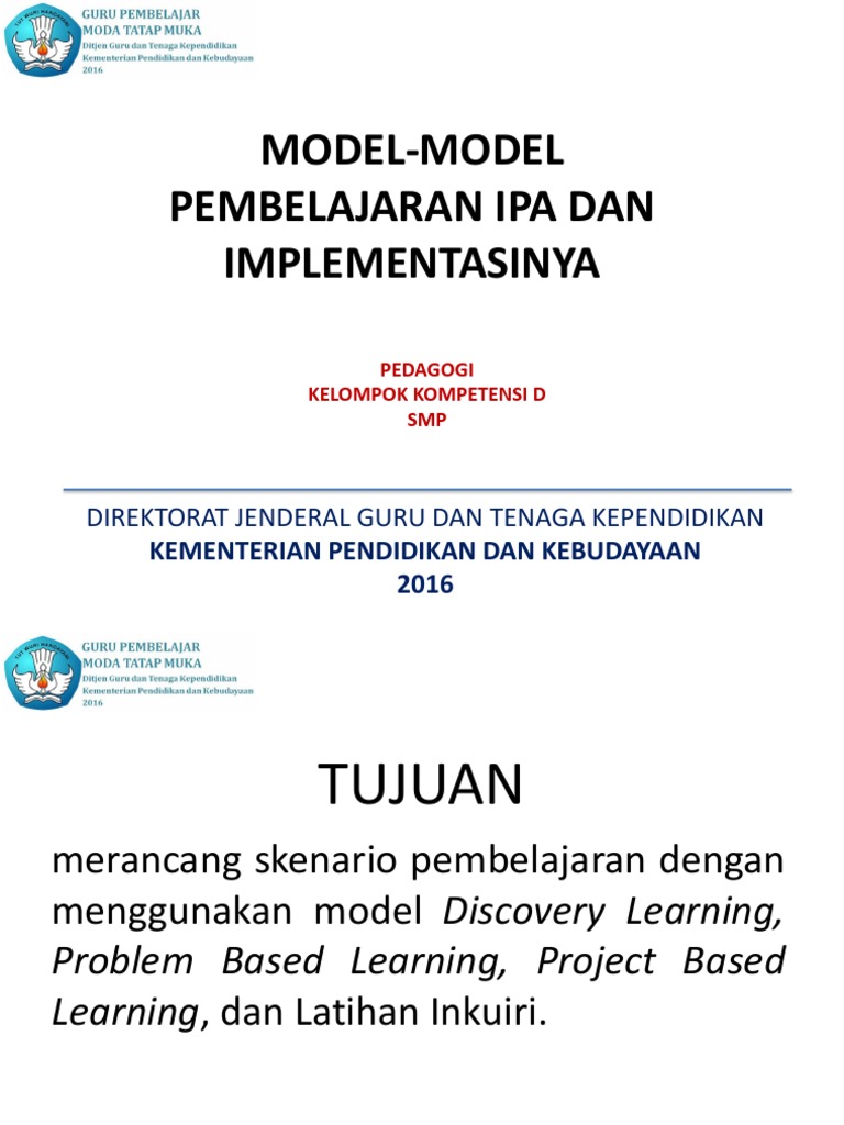 01 Model-Model Pembelajaran | PDF