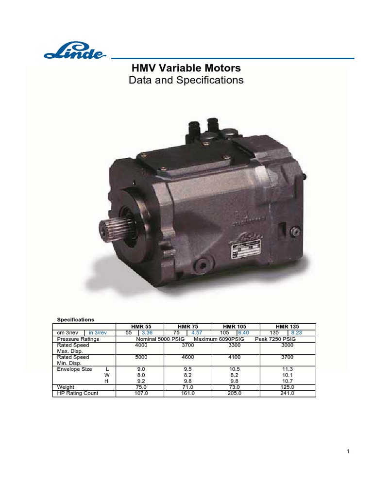 HMV Data and Specifications | PDF | Valve | Brake