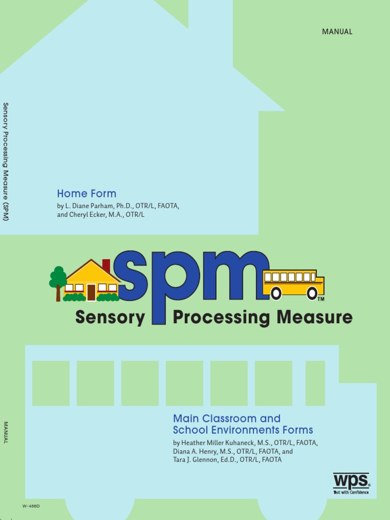 SPM Manual Chapter 1 | PDF | Sensory Processing Disorder | Median