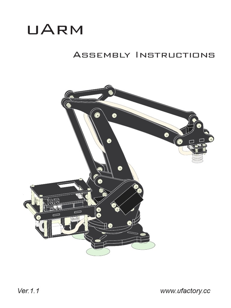 UArm Assembly Instructions v1.1 | PDF | Arduino | Screw