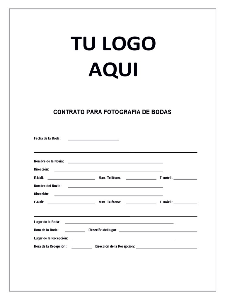 Contrato Boda | PDF | Imagen | Apoyo