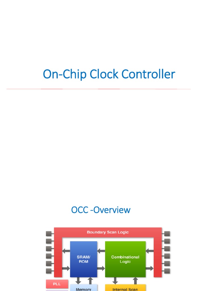 Edited - 7 On Chip Clock Controller | PDF | System On A Chip | Clock