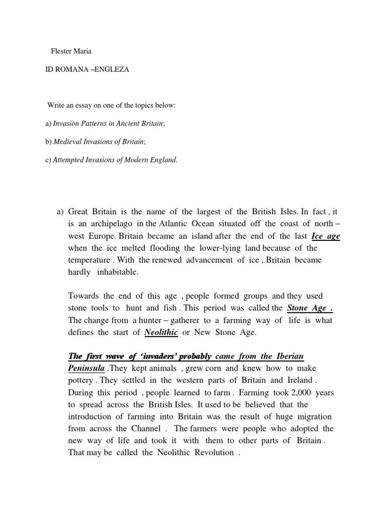Essay Writing | PDF | Celts | Ancient Rome