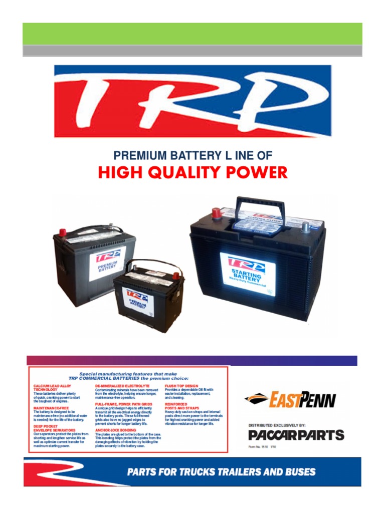 Bateria TRP BT8DP141 | PDF