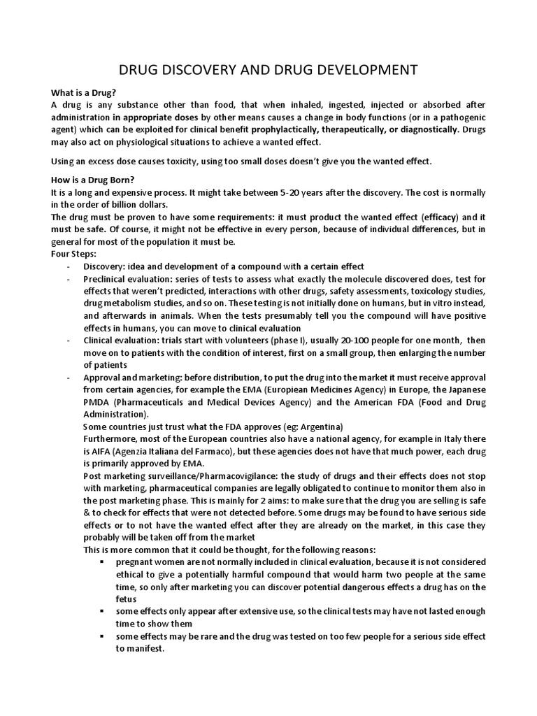 Long-Term Toxicology in Drug Development | PDF | Phases Of Clinical ...
