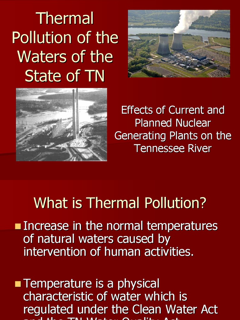Thermal Pollution | PDF | Environmental Technology | Water