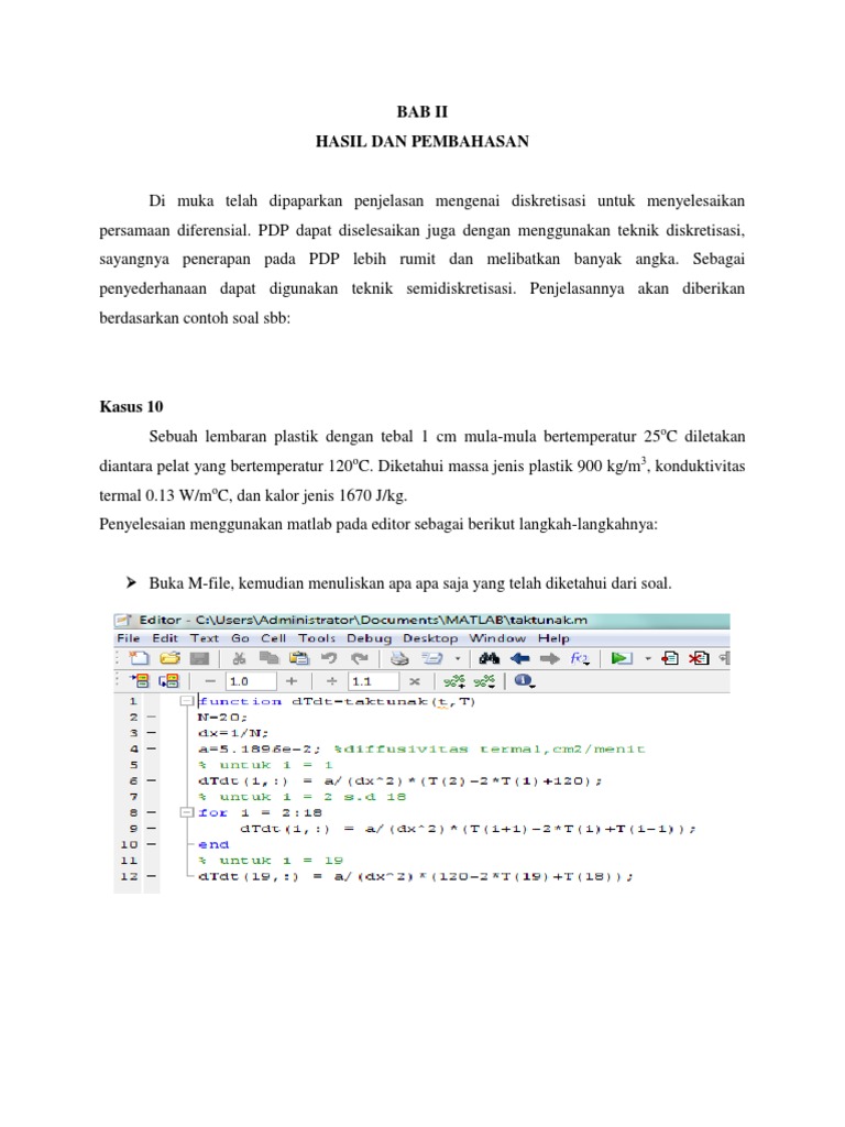 Matlab Modul 7 | PDF
