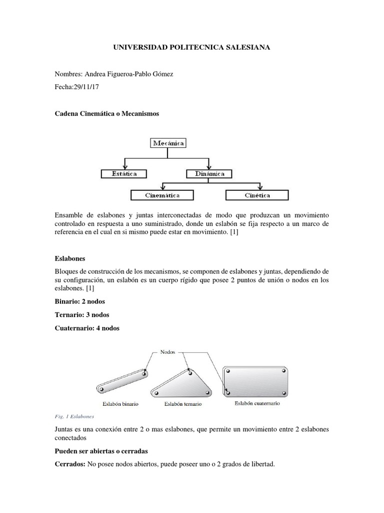 Cadena Cinemática o Mecanismos | Embrague | Transmisión (Mecánica)