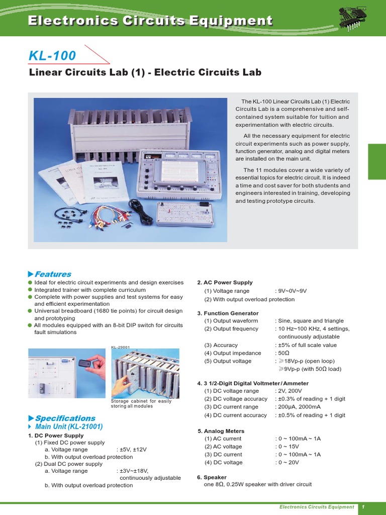 KL 100 | Power Supply | Electrical Network