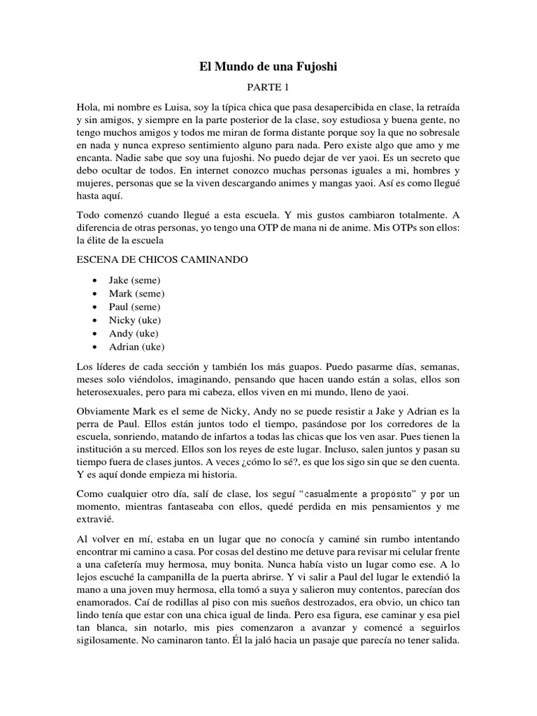 Descubrimientos de una Fujoshi | PDF | Ocio
