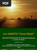 Aashto Green Book 2001 | PDF