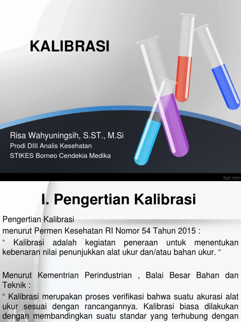 Standar dan Prosedur Kalibrasi Alat Laboratorium | PDF
