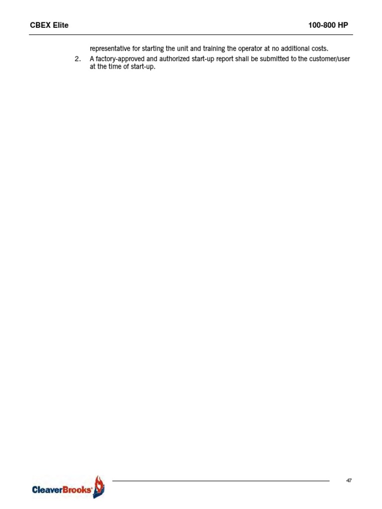 CBEX Elite 100-800 HP | Download Free PDF | Boiler | Furnace