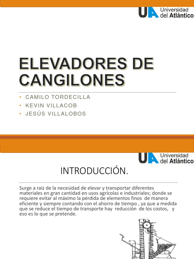 Elevadores de Cangilones | PDF | Ascensor | Aluminio